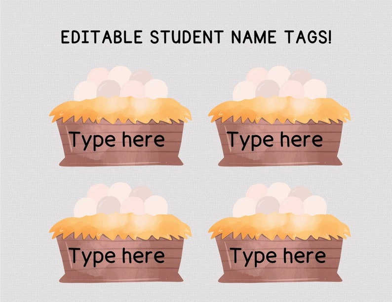 FARM THEME BACK to School Bulletin Board Editable Farm Theme - Etsy