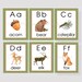 WOODLAND ALPHABET POSTERS, Printable Woodland Theme, Alphabet Classroom ...