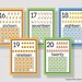 FARM THEME NUMBER Printable Posters, Farm Numbers 1-20 Classroom Wall ...