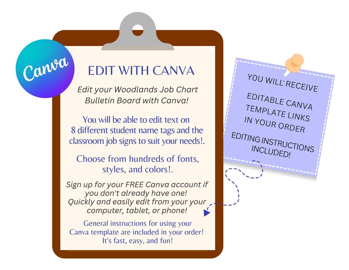 WOODLAND CLASSROOM JOBS Display, Printable Classroom Jobs Chart ...