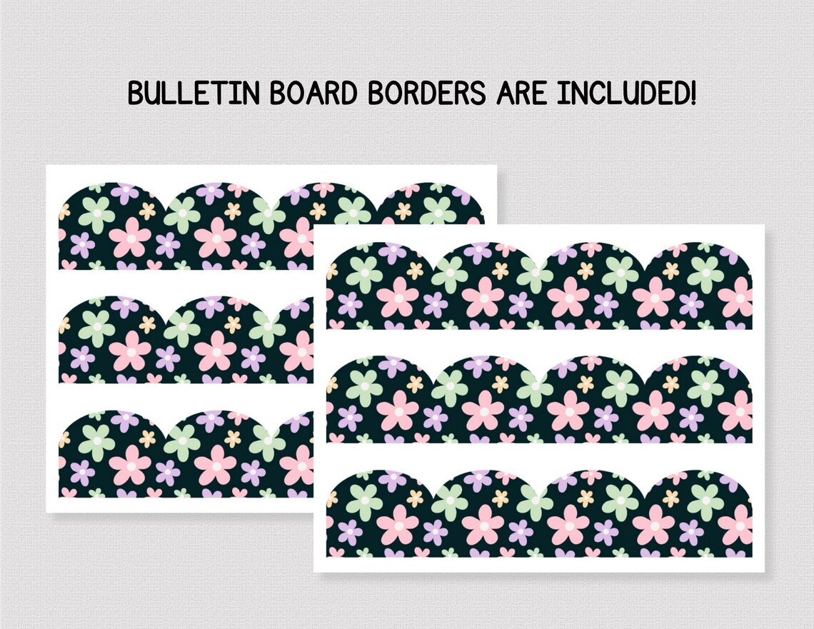 SPRING BULLETIN BOARD Kit, Printable Kindness Spring Bulletin Board Kit ...
