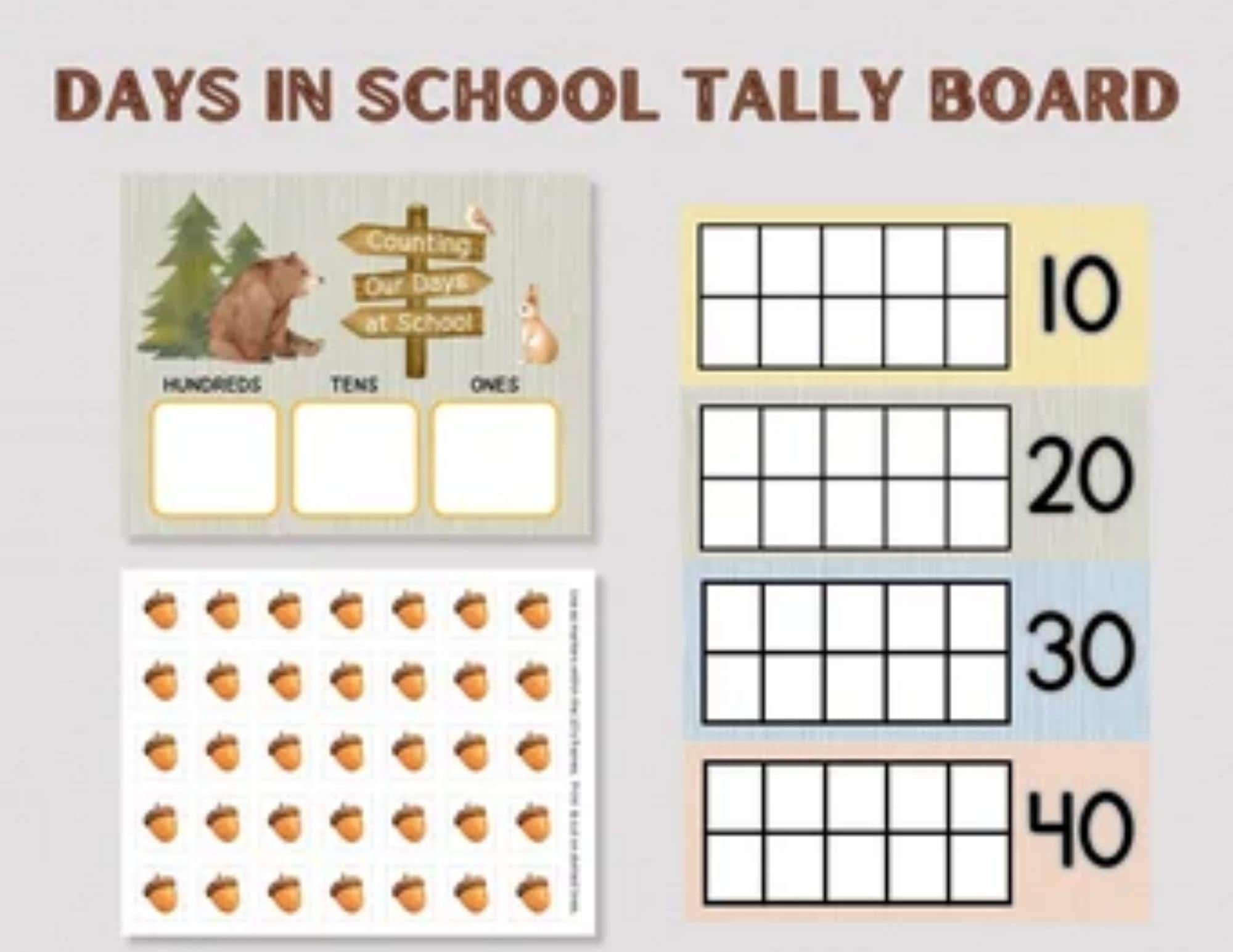 WOODLAND CLASSROOM DECOR Bundle Printable Woodland Decor for - Etsy