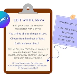 MEET THE TEACHER Woodland Themed Template, Canva Teacher Template for ...