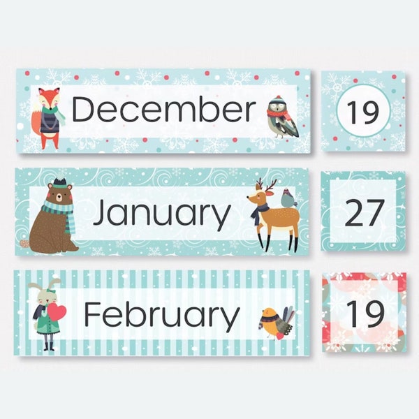 Winter Classroom - Etsy