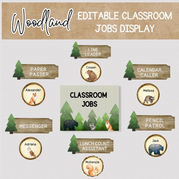 Classroom Jobs Chart - Etsy