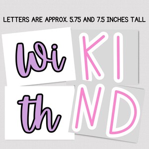 SPRING BULLETIN BOARD Kit, Printable Kindness Spring Bulletin Board Kit ...