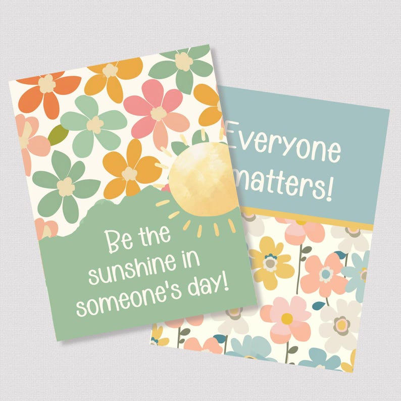 BOHO GARDEN THEME Motivational Posters for Classroom, Printable Floral ...