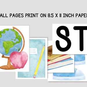 BACK TO SCHOOL Bulletin Board Kit, Printable Welcome Bulletin Board for ...