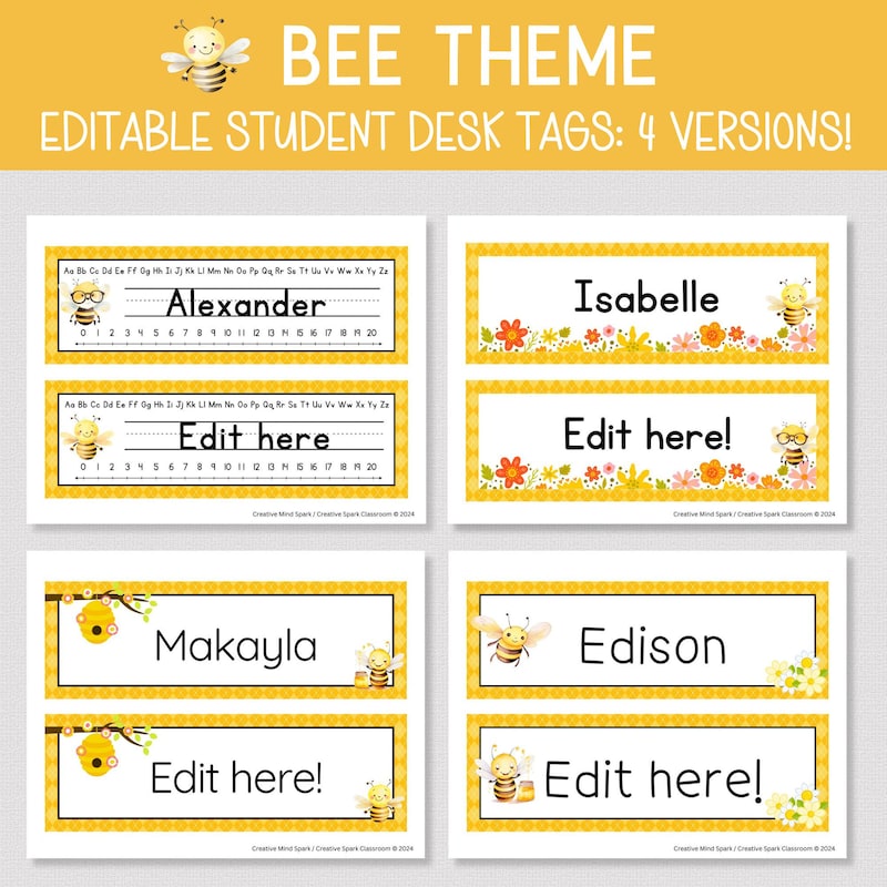 Bee Classroom Decor - Etsy