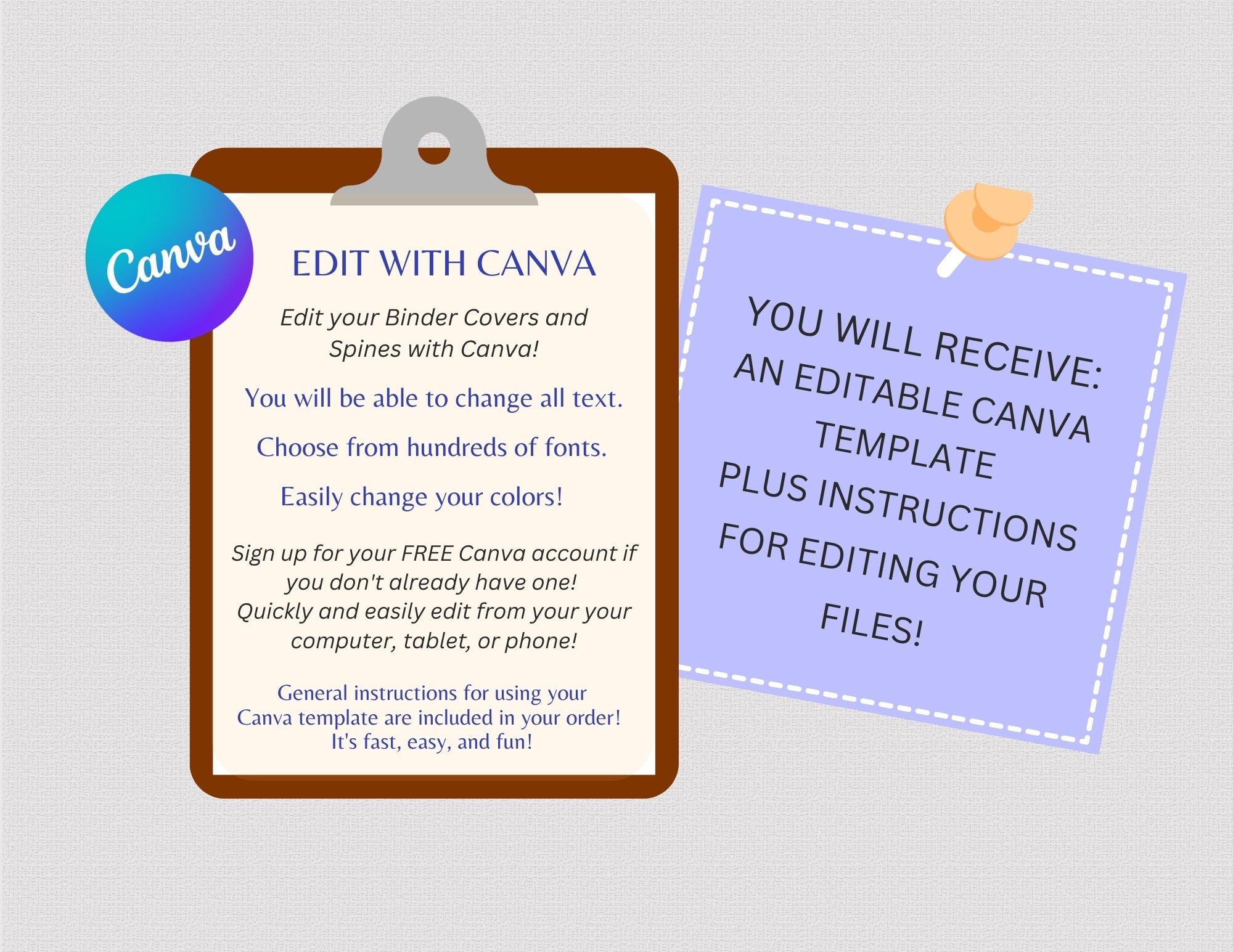 HALLOWEEN BINDER COVERS, Set of 8, Editable October Binder Covers With ...