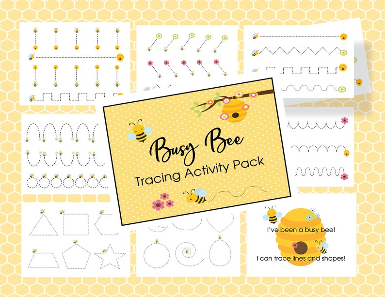 PRESCHOOL LINE TRACING Busy Book, Preschool Tracing Activitiy Book, Pre ...