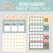 DAYS in SCHOOL TALLY Board, Boho Garden Days at School Tally Posters ...