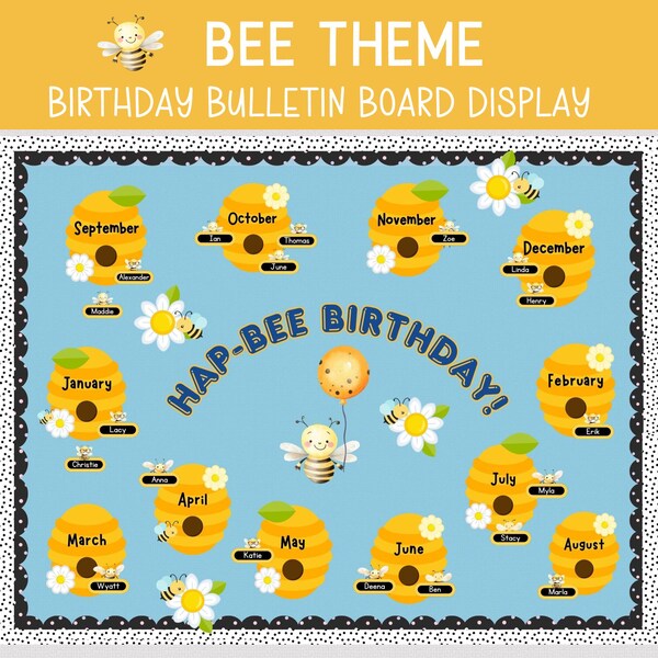 Bee Bulletin Board - Etsy