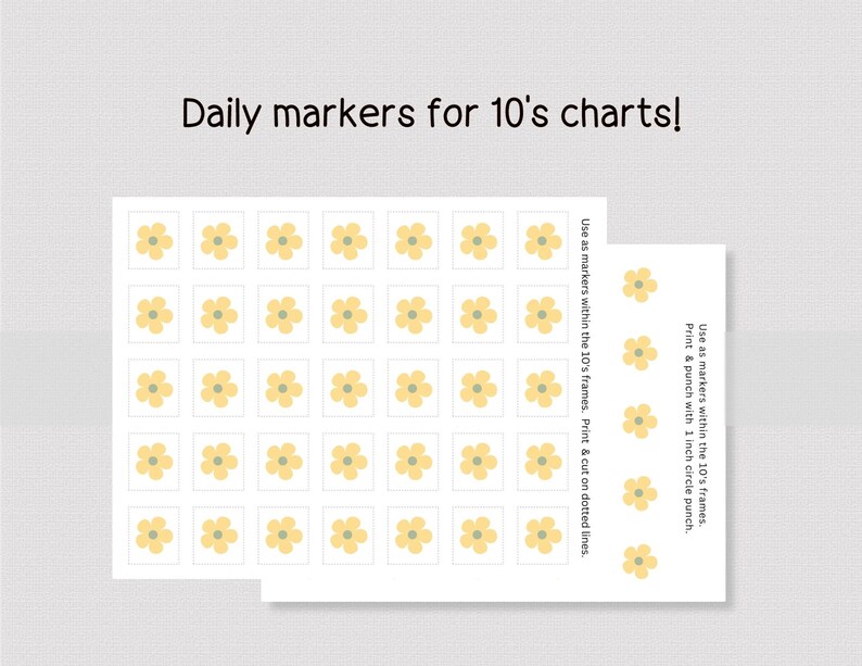 DAYS in SCHOOL TALLY Board, Boho Garden Days at School Tally Posters ...