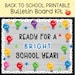 BACK TO SCHOOL Bulletin Board Kit, Welcome Bulletin Board for All ...