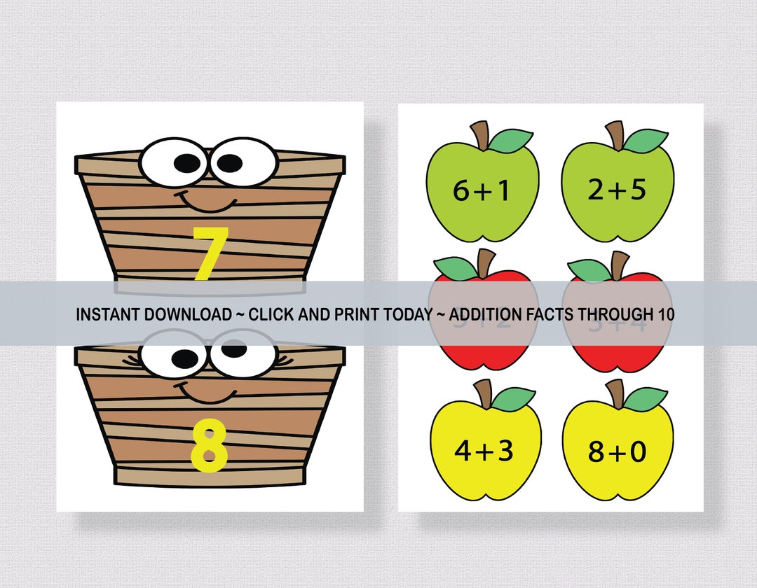 ADDITION PRACTICE ACTIVITY, Printable Math Addition Practice for K, 1st ...
