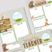 MEET THE TEACHER Woodland Themed Template, Canva Teacher Template for ...