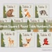WOODLAND TABLE NUMBERS, Printable Classroom Table Numbers, Editable ...