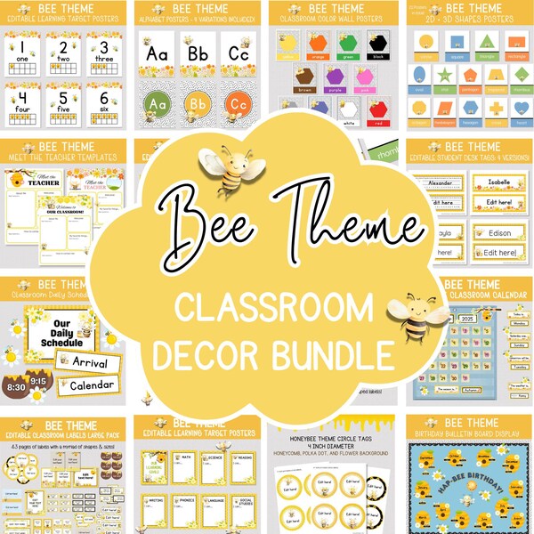 Bee Classroom Decor - Etsy