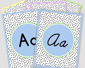 WOODLAND ALPHABET POSTERS Printable Woodland Theme Alphabet - Etsy