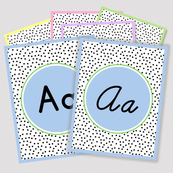 Cursive Alphabet - Etsy