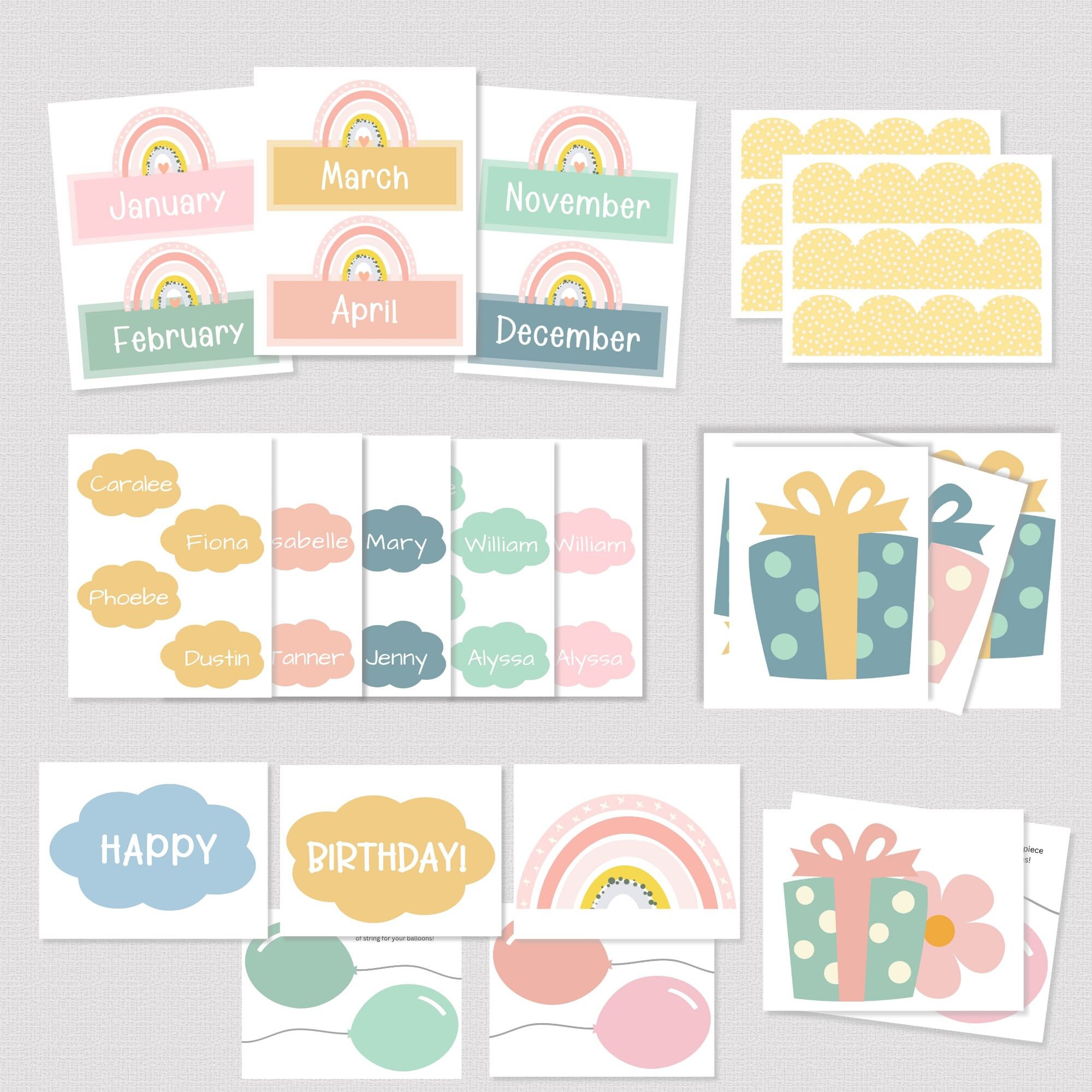 BOHO GARDEN CLASSROOM Decor Bundle, Printable Boho Theme Classroom ...