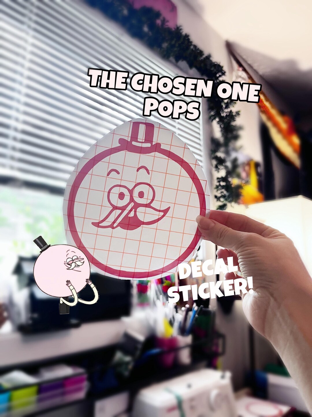 Regular Show Pops the Chosen One Vs Anti Pops Prophecy Symbol Permanent ...
