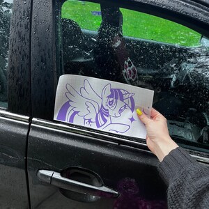 MLP Twilight Sparkle My Little Pony Car or Laptop Decal Peeker Sticker ...