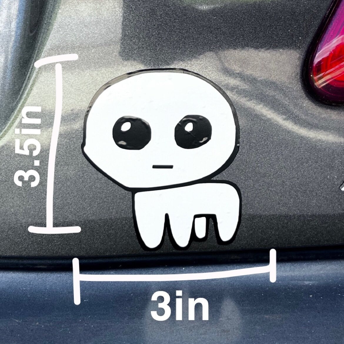 Autism Creature Vinyl Decal Adhesive Layered Cricut Black & White - Etsy