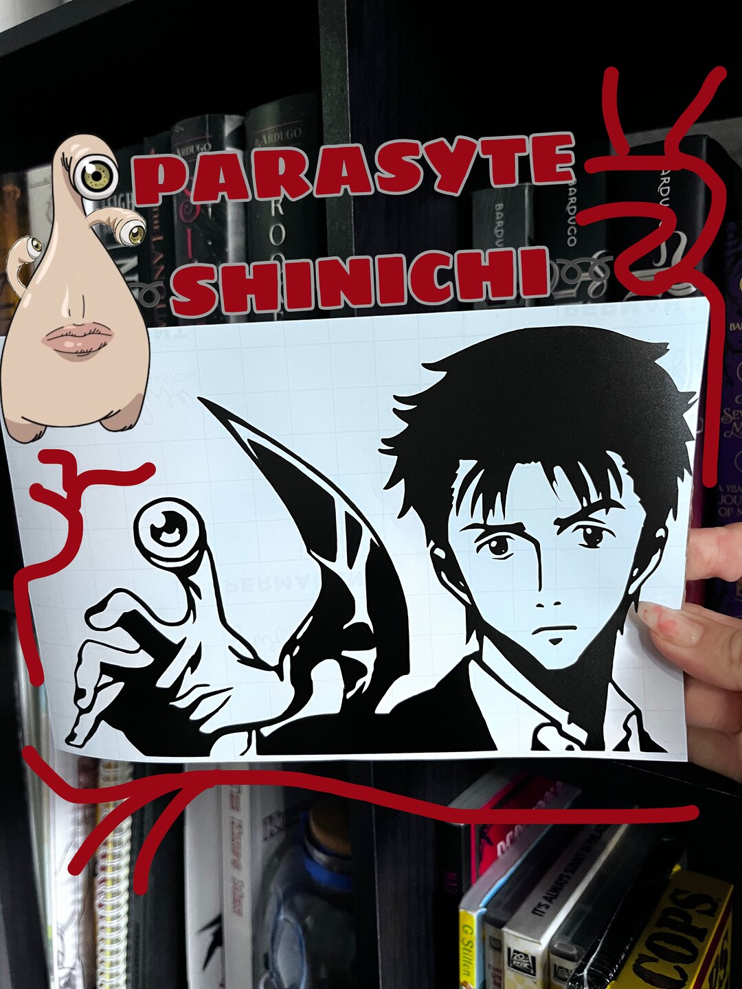 Parasyte Shinichi and Migi Sticker Car Decal Permanent Cricut Vinyl ...