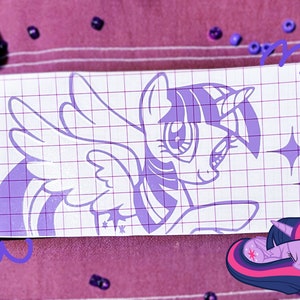 MLP Twilight Sparkle My Little Pony Car or Laptop Decal Peeker Sticker ...