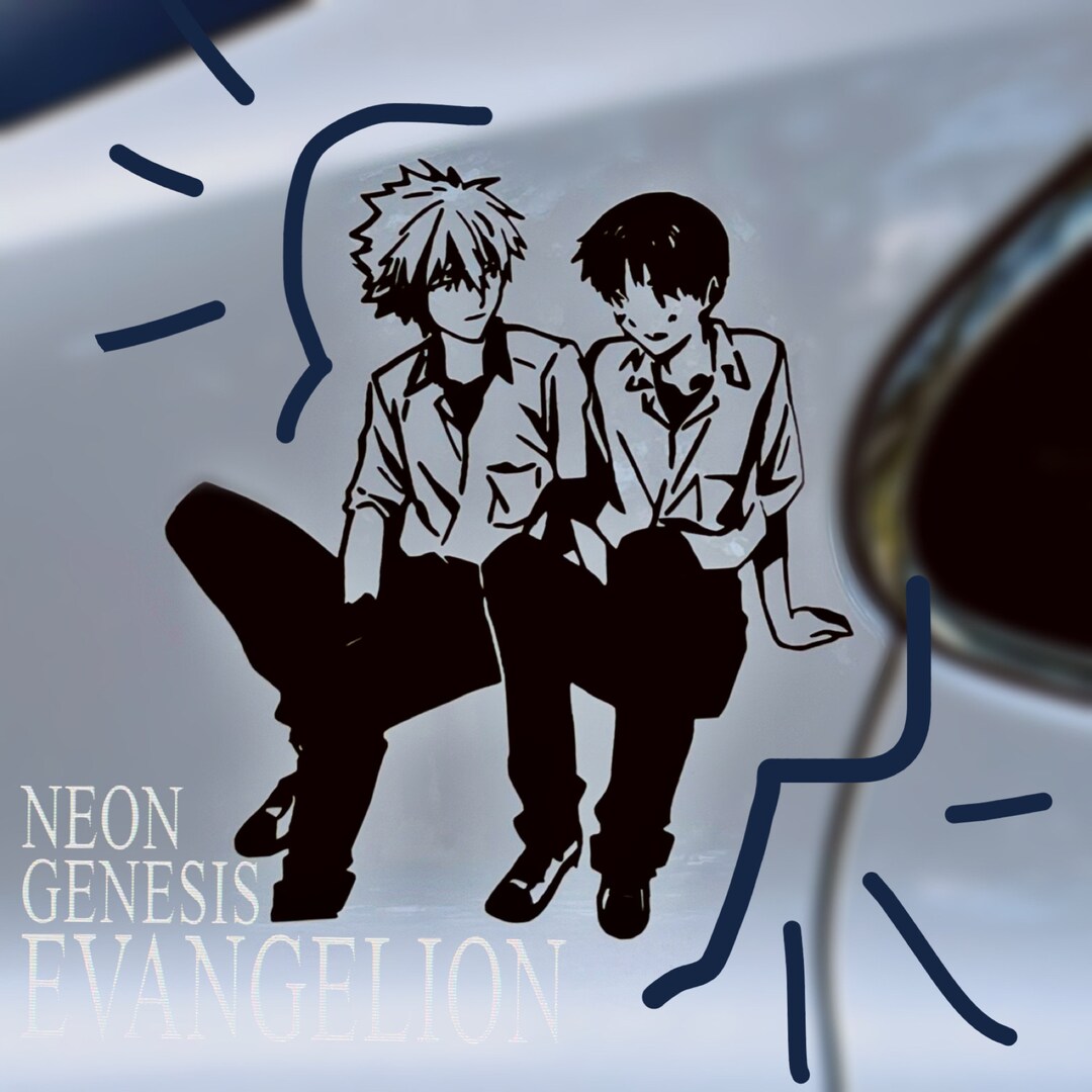 NGE Neon Genesis Evangelion Kawoshin Car Sticker Adhesive Cricut Vinyl ...