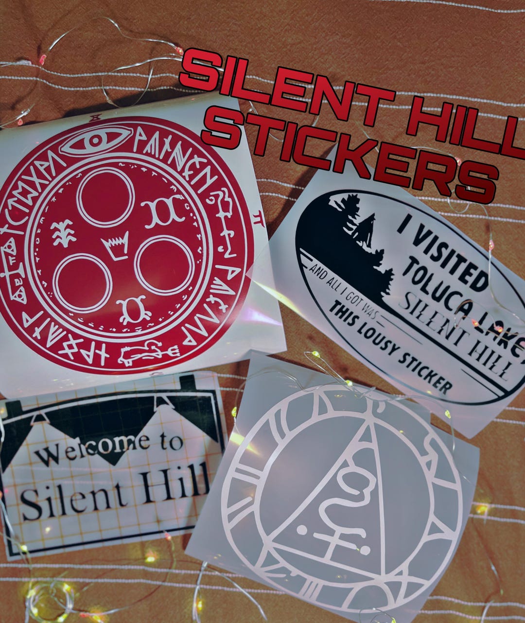 Silent Hill Fan Made Merch Decal Collectible Vinyl Laptop Car Water ...