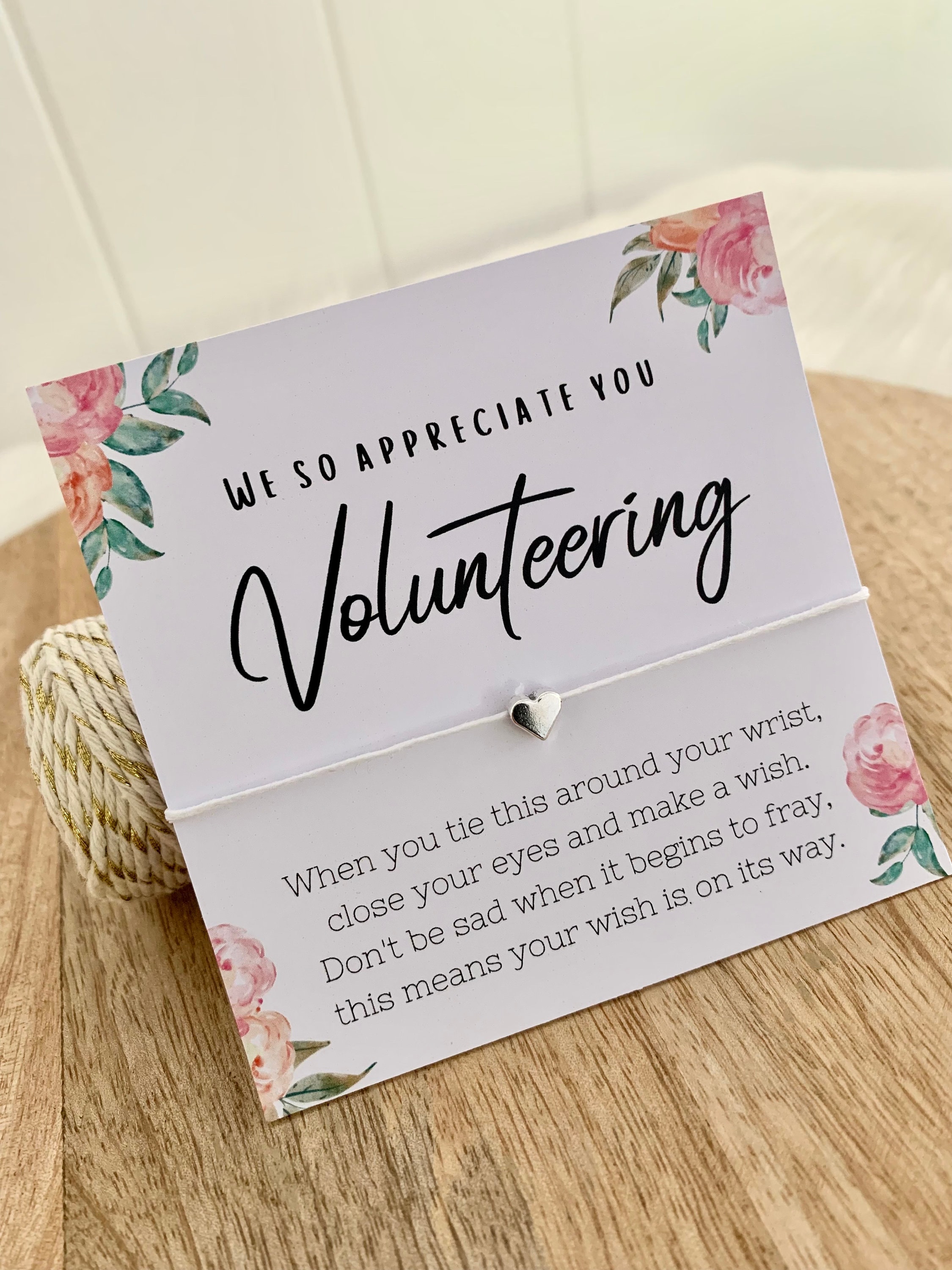 Volunteer Appreciation Gift Volunteer Thank You Gift Volunteer - Etsy