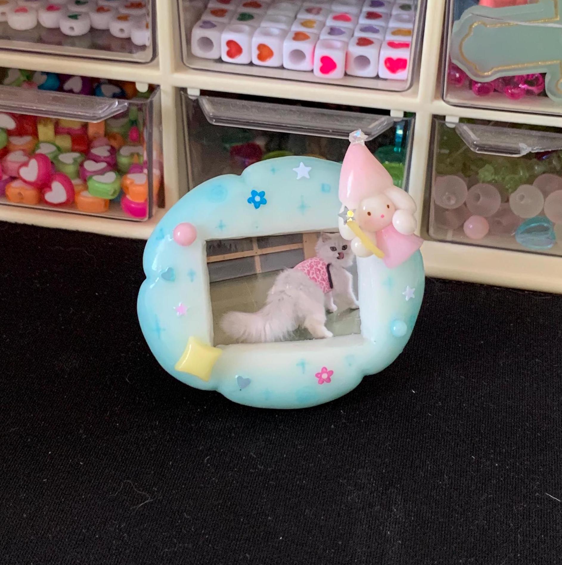 Elf Fairy Miniature Frame Handmade Kawaii Small Photo Holder, Modern ...