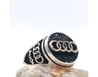 Audi Men Logo Ring - Etsy