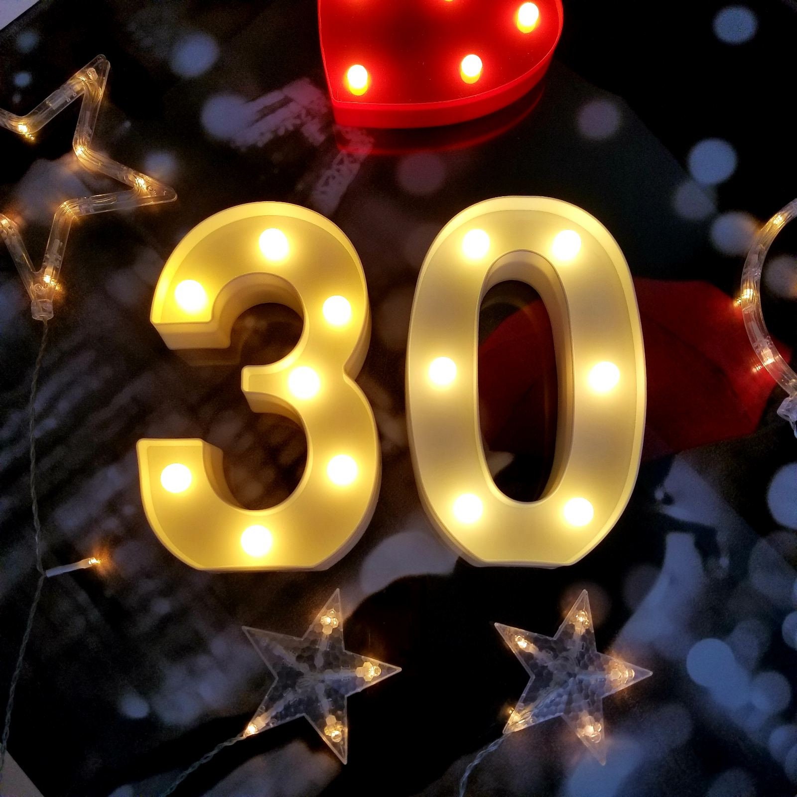 HAPPY BIRTHDAY | Marquee 9" LED Alphabet Letters & Numbers | Happy ...