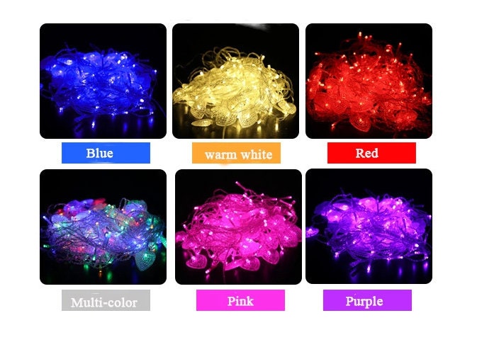 LED Lights Heart Curtain, for a Window, Bedroom Decoration, Proposal ...
