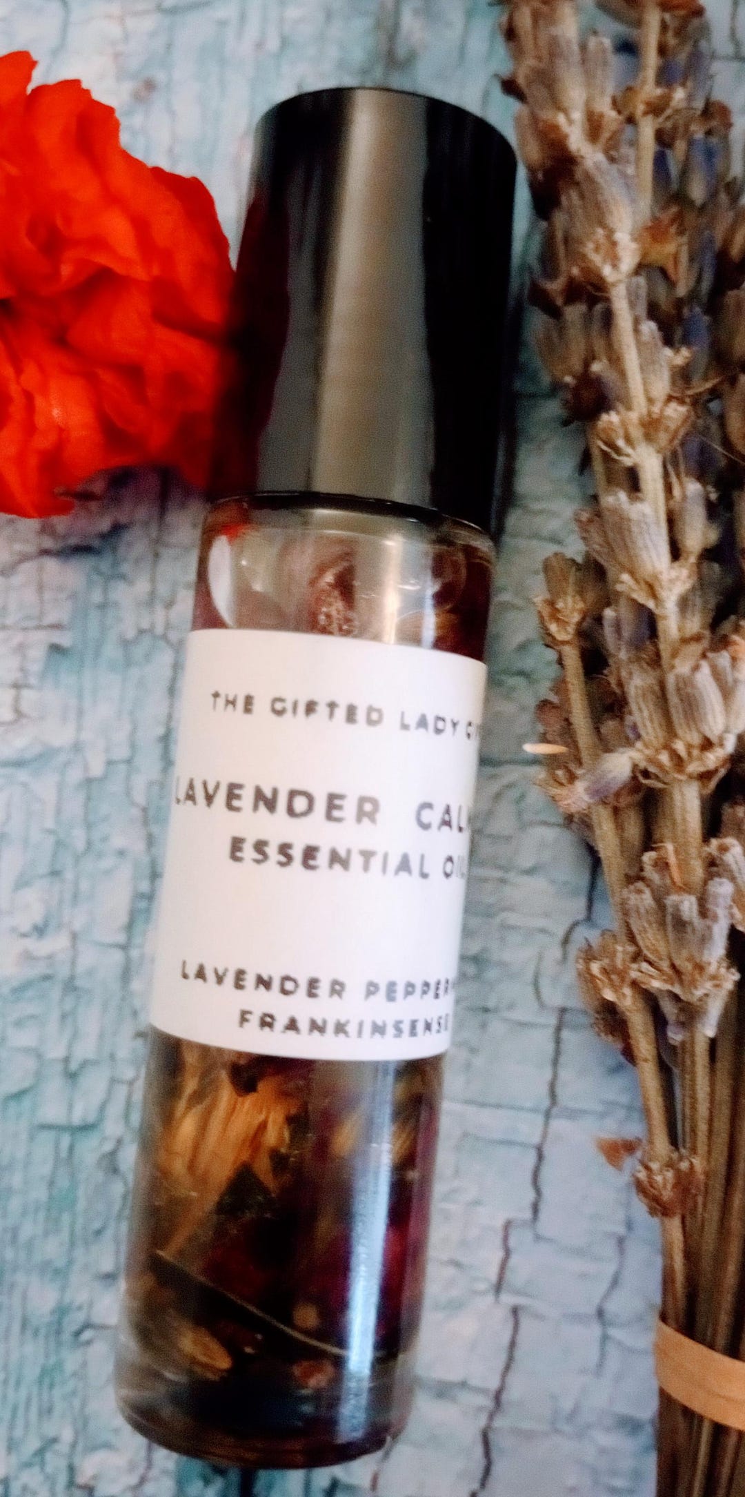 Lavender Calming Essential Oil Roller Bottle - Etsy