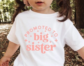 Big Sister to Be, Big Sister Announcement, Big Sister Shirt, Pregnancy Reveal Shirt, Big Sister ...