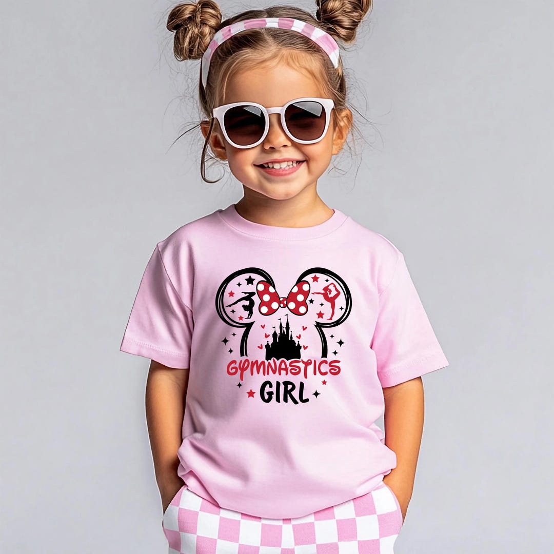 Disney Gymnastics Girl T-shirt, Minnie Mouse Ears Castle Shirt ...