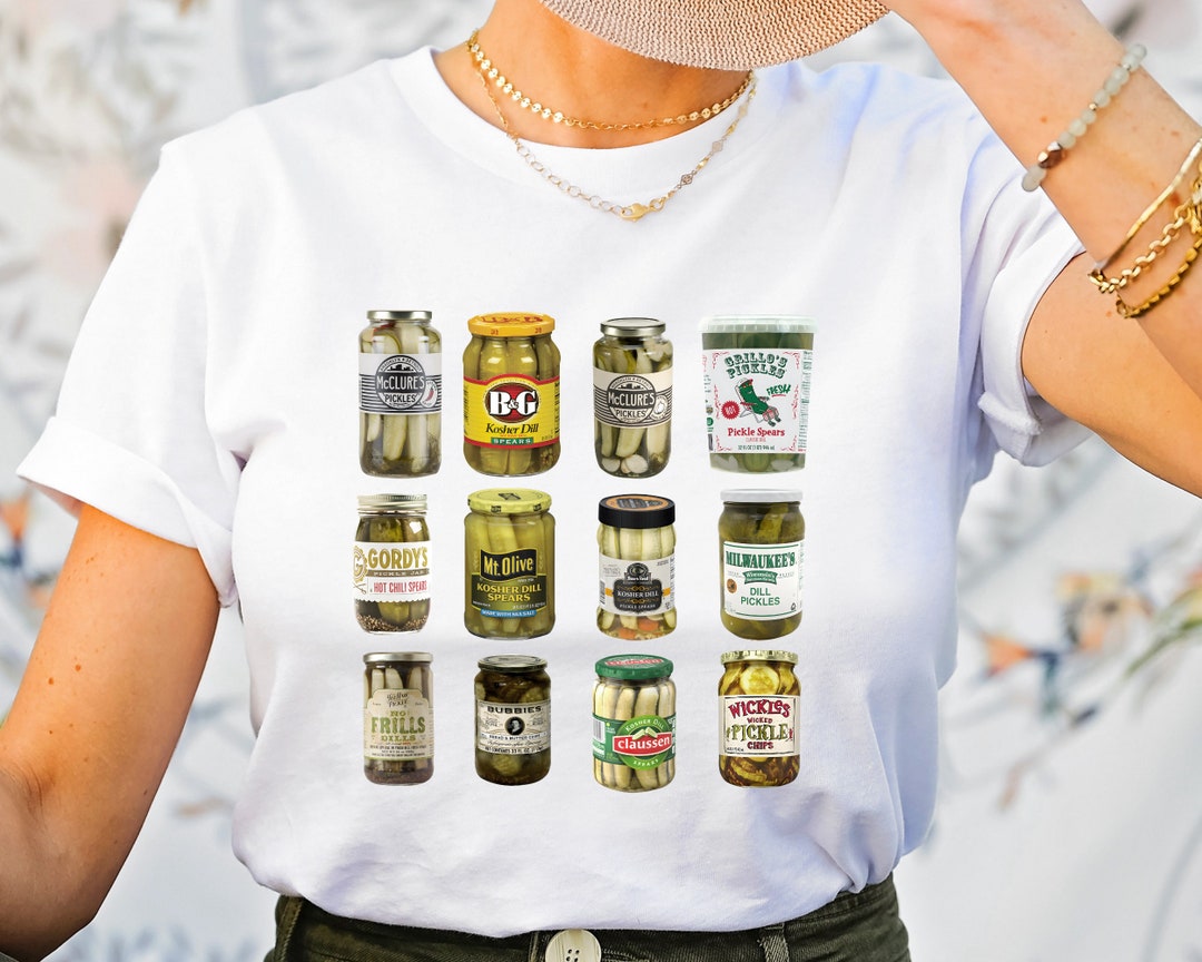 Vintage Canned Pickles Shirt, Canning Season Shirt, Homemade Pickles ...