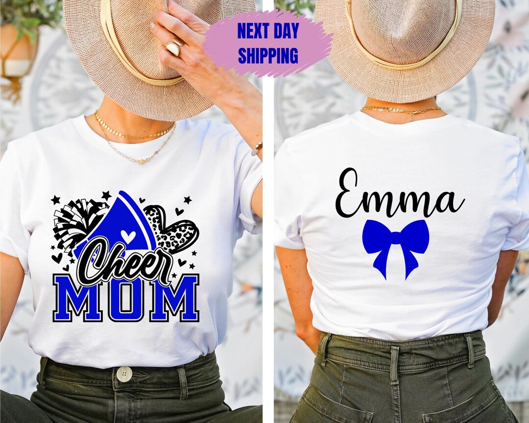 Cheer Mom Shirt , Custom Cheer Mom T Shirt, Cheer Mom Gift Tee, Cheer ...