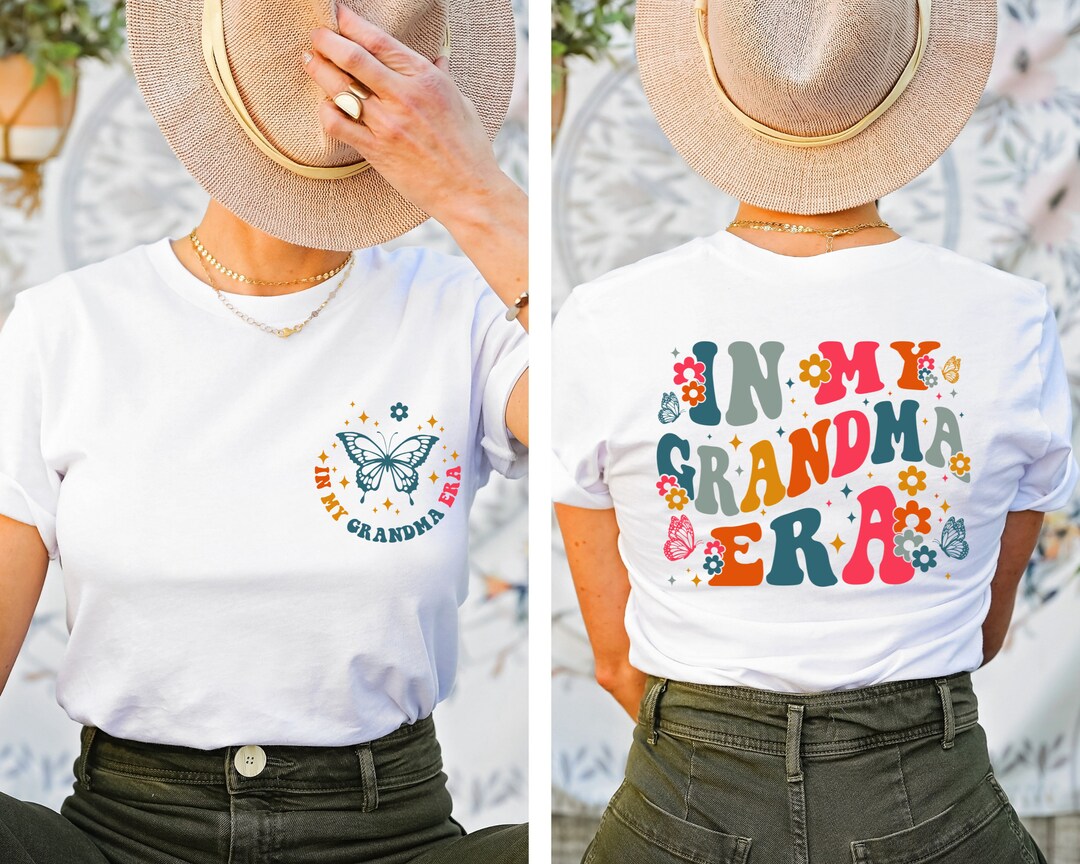 In My Grandma Era Shirt, Cool Grandma Shirt, Funny Grandma Shirt, Best ...