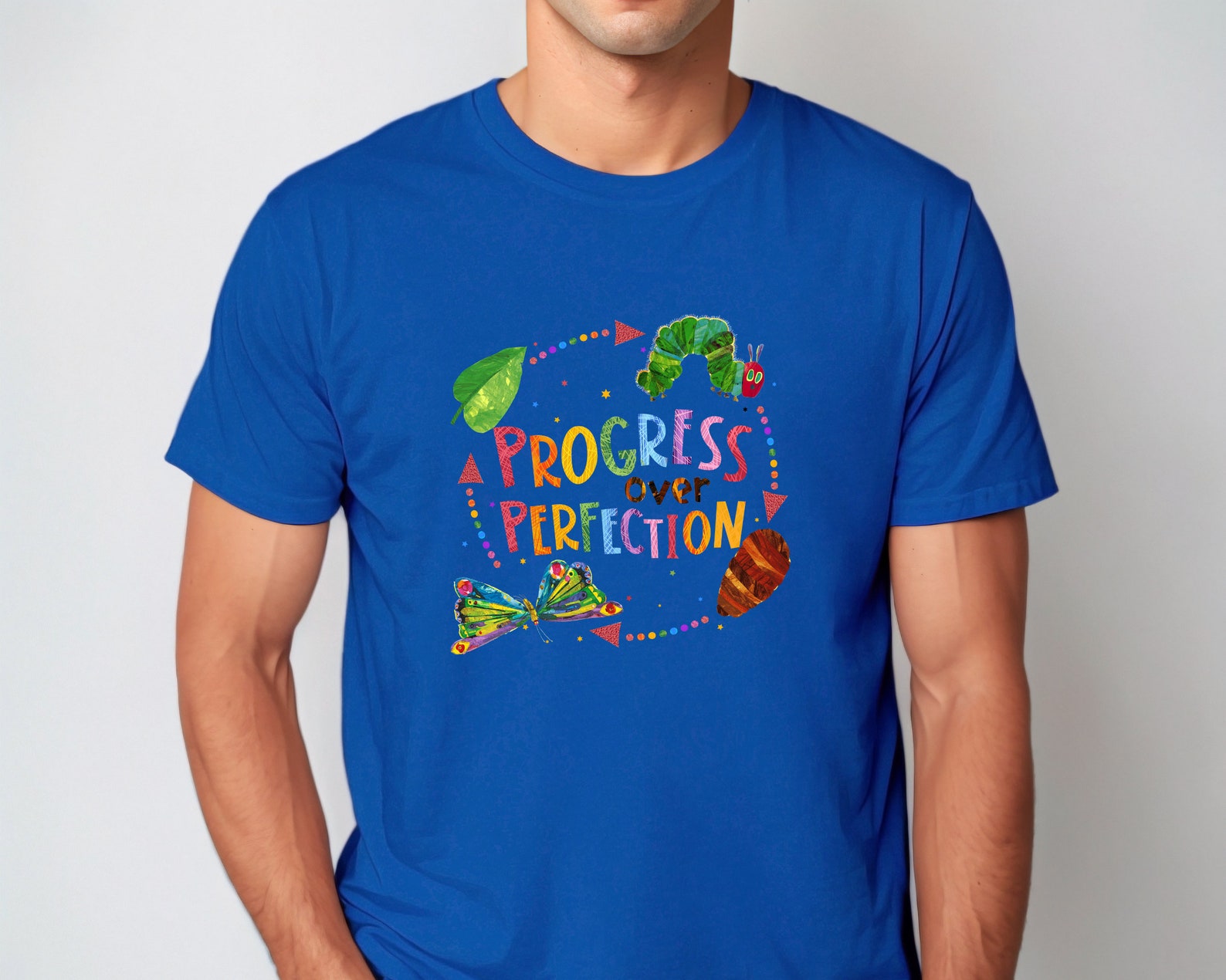 Progress Over Perfection Shirt, Friends Shirt, Very Hungry Caterpillar ...