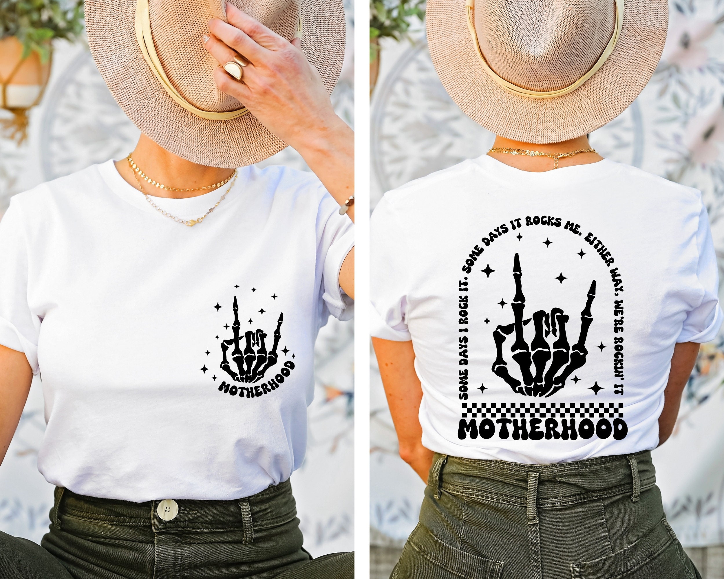 Motherhood Sometimes I Rock It Sometimes It Rocks Me Shirt - Etsy