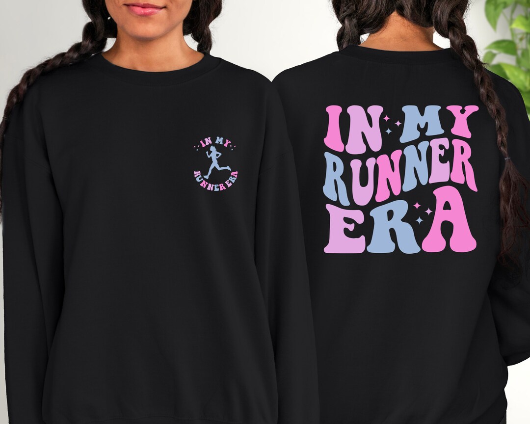 In My Runner Era Sweatshirt, Marathon Hoodie, Running Sweater, Runner ...