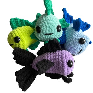 Fred the Fish Crochet Pattern, Betta Fish Crochet Pattern, Crochet ...