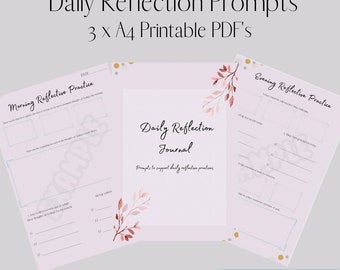 Reflections Journal, Self-reflection Journal, Printable Reflections ...