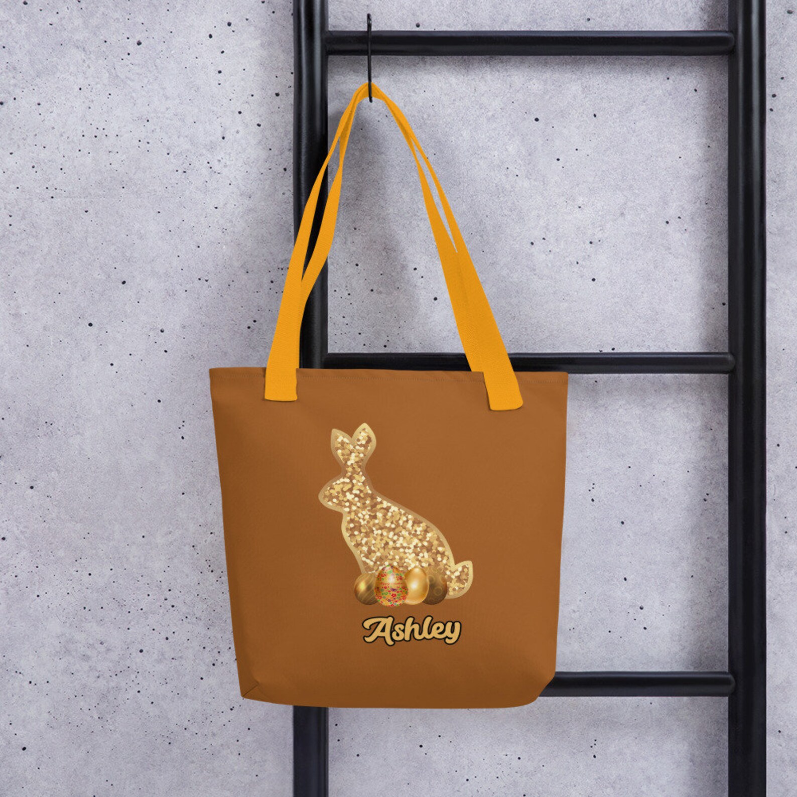 15 X 15 Bunny Personalized Easter Tote Bag Kids - Etsy